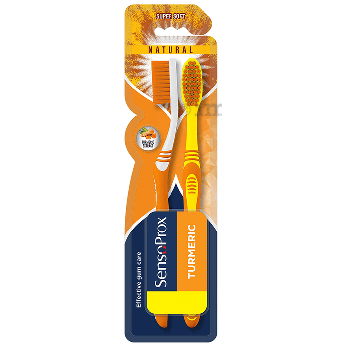 SensoProx Turmeric Toothbrush Super Soft: Buy packet of 2.0 ...