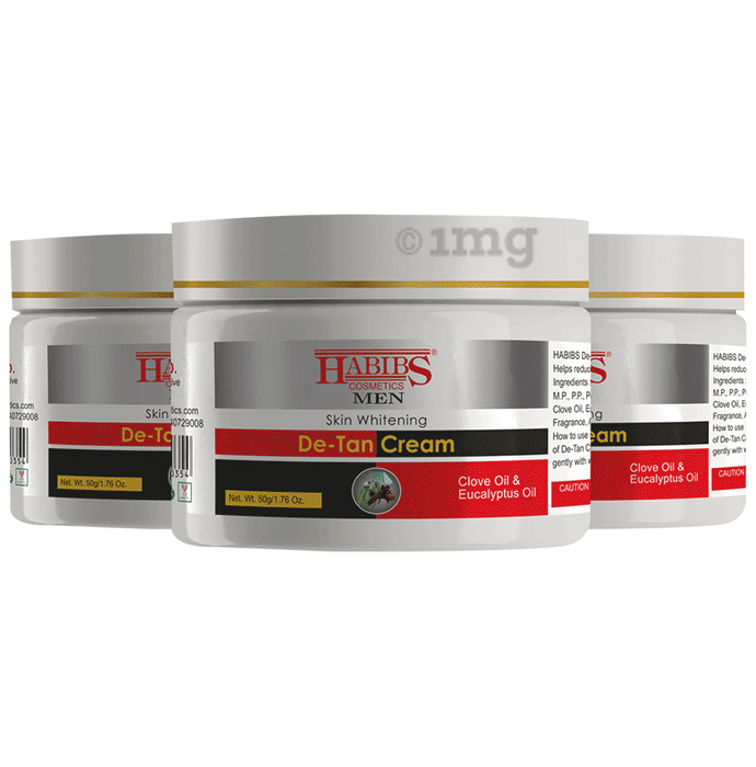 Habibs Skin Whitening D-Tan Cream (50gm Each): Buy combo pack of 3.0 ...