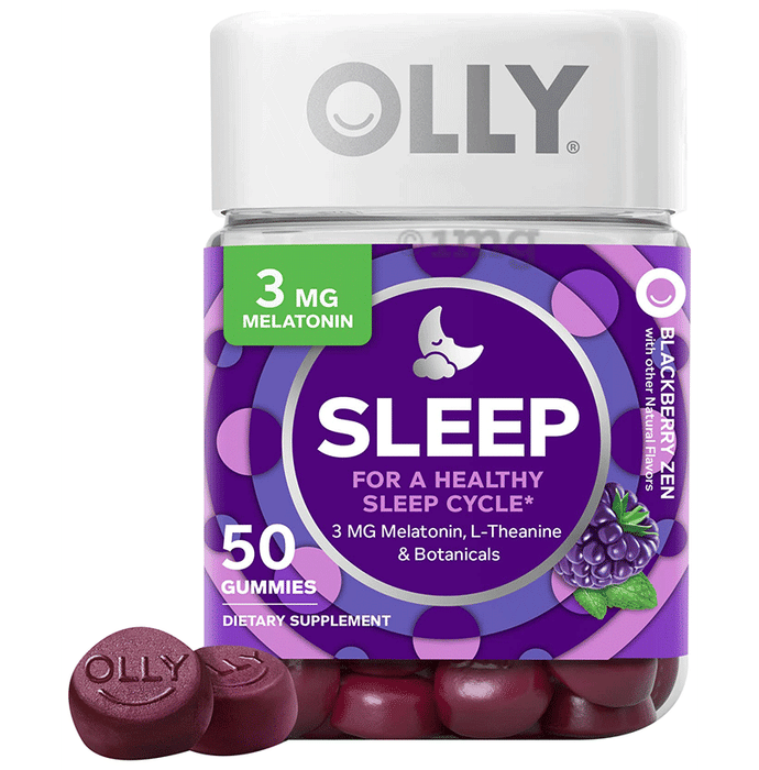 Olly Blackberry Zen Sleep Gummy: Buy bottle of 50.0 gummies at 𝗯𝗲𝘀𝘁 ...