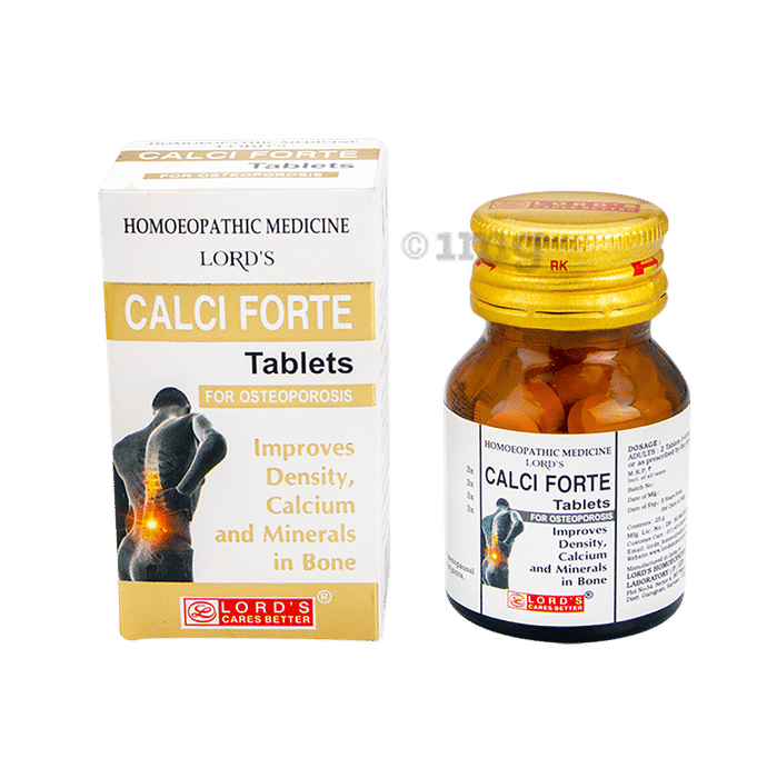 Lord's Calci Forte Tablet: Buy bottle of 25 gm Tablet at best price in ...