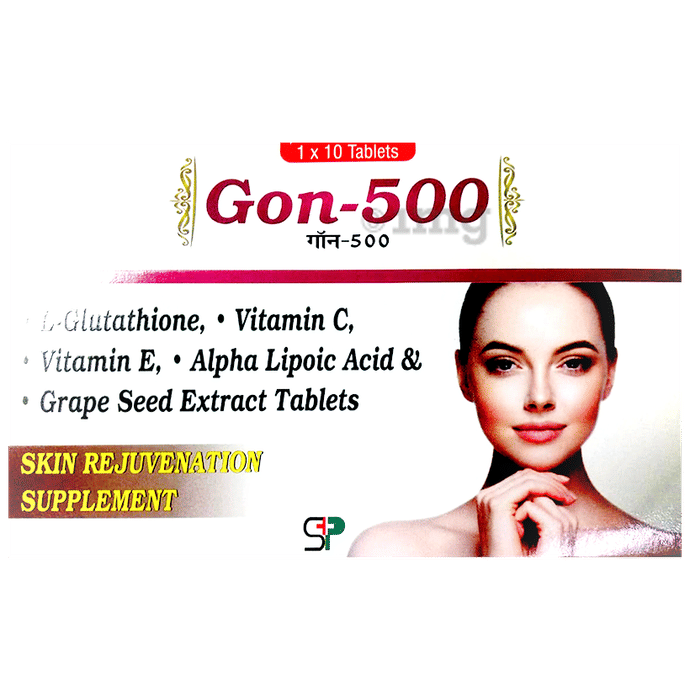 Gon 500 Tablet: Buy strip of 10 tablets at best price in India | 1mg