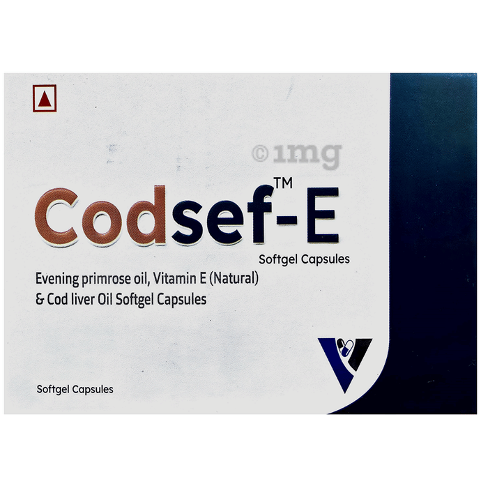 Codsef-E Softgel Capsule: Buy strip of 10.0 soft gelatin capsules at ...