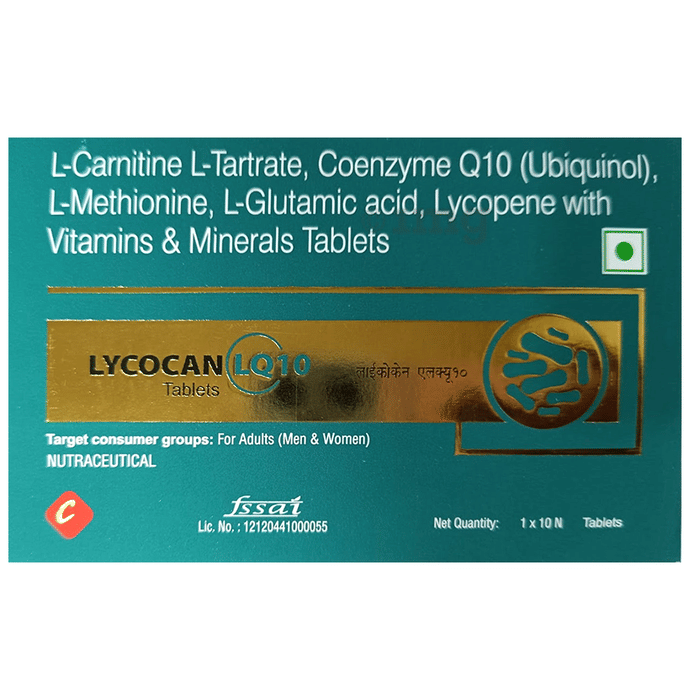 Lycocan LQ10 Tablet: Buy strip of 10.0 tablets at best price in India | 1mg
