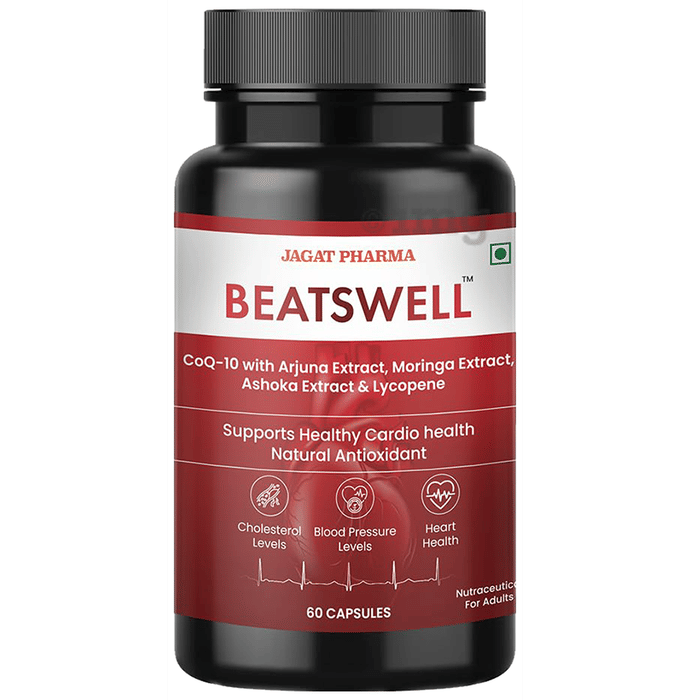 Jagat Pharma Beatswell Capsule: Buy bottle of 60.0 capsules at best ...