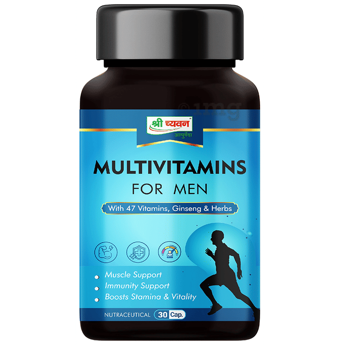 Shri Chyawan Multivitamins for Men Capsule: Buy bottle of 30.0 capsules ...