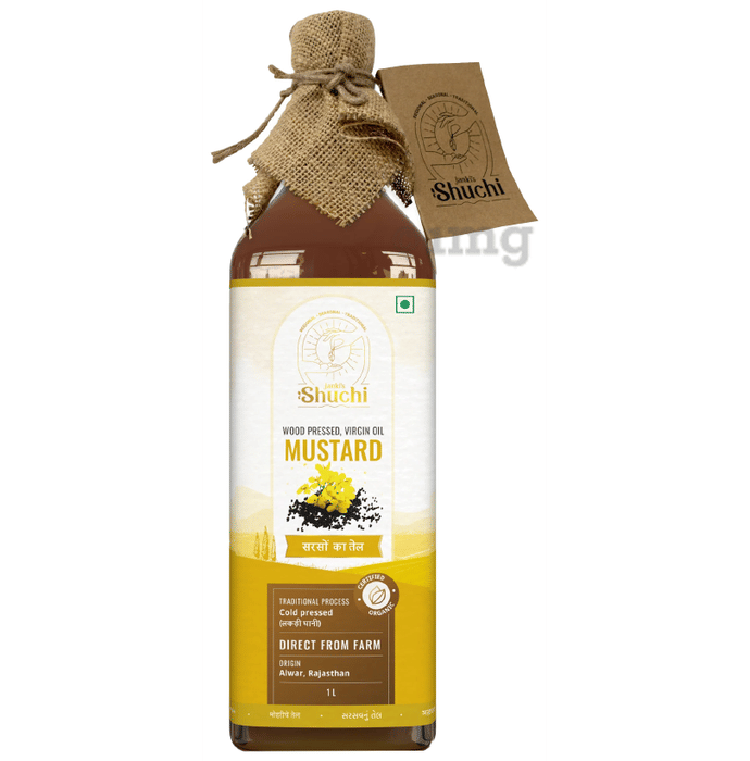 Janki's Shuchi Mustard Wood Pressed Virgin Oil: Buy bottle of 1.0 Ltr ...