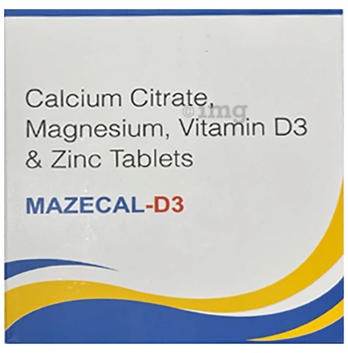 Mazecal-D3 Tablet: Buy strip of 10.0 tablets at best price in India | 1mg
