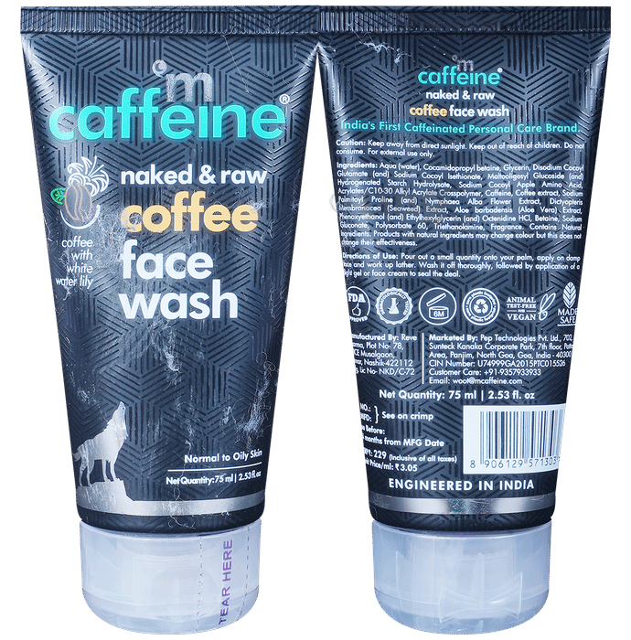 mCaffeine Naked & Raw Espresso Coffee Face Wash: Buy combo pack of 2.0 ...