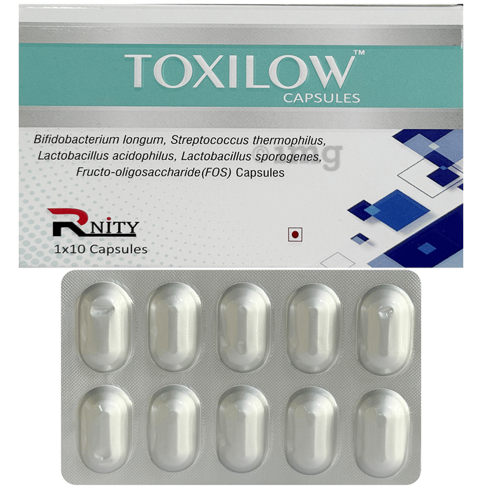 Toxilow Capsule: Buy strip of 10.0 capsules at best price in India | 1mg