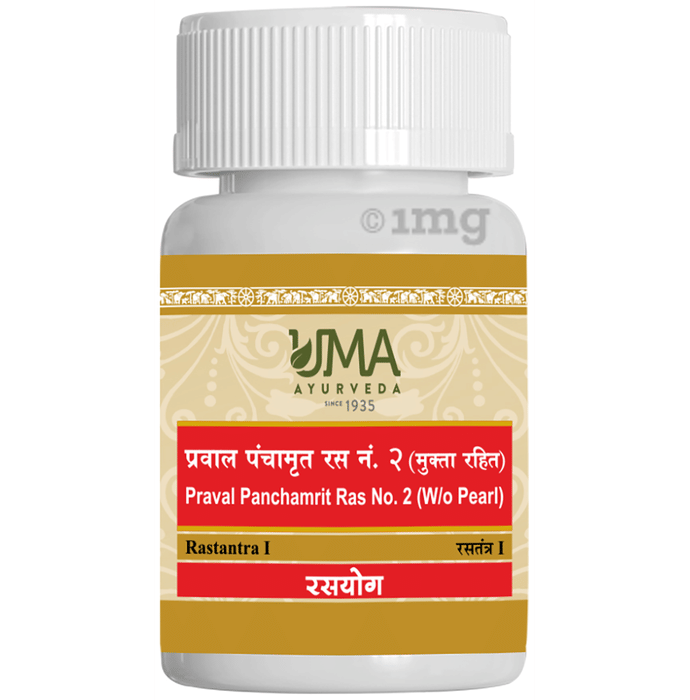 Uma Ayurveda Praval Panchamrit Ras No.2 Tablet: Buy bottle of 80.0 ...
