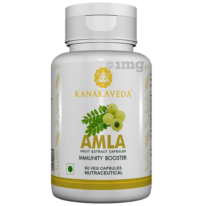 Kanakaveda Amla Fruit Extract Capsule: Buy bottle of 60.0 capsules at best price in India | 1mg