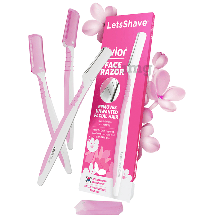LetsShave Evior Women Face Razor: Buy box of 3.0 units at best price in ...