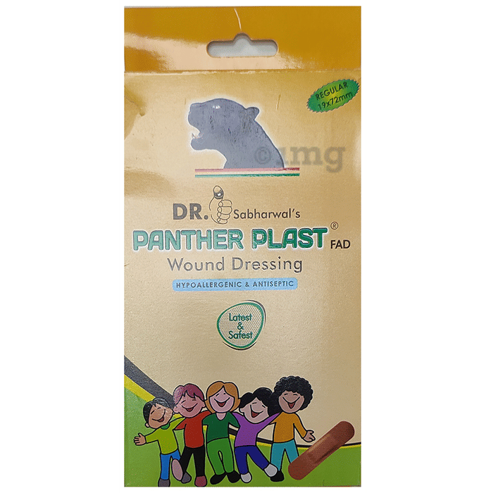 Dr. Sabharwal's Panther Plast FAD Wound Dressing Bandage Regular: Buy ...