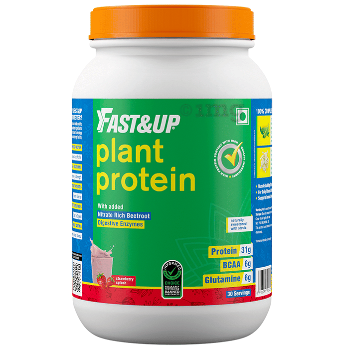 Fast&Up Plant Protein with Added Nitrate Rich Digestive EnzymeBeetroot ...