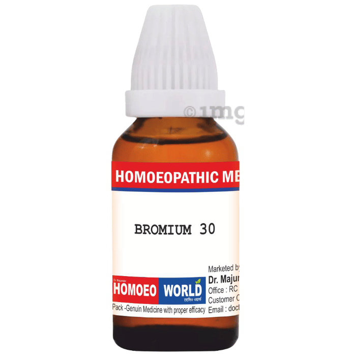 Dr. Majumder Homeo World Bromium(30ml Each) 30: Buy combo pack of 3.0 ...