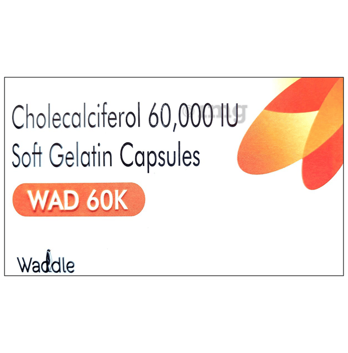 Wad 60k Softgel Capsule: Buy box of 10.0 soft gelatin capsules at 𝗯𝗲𝘀𝘁 ...