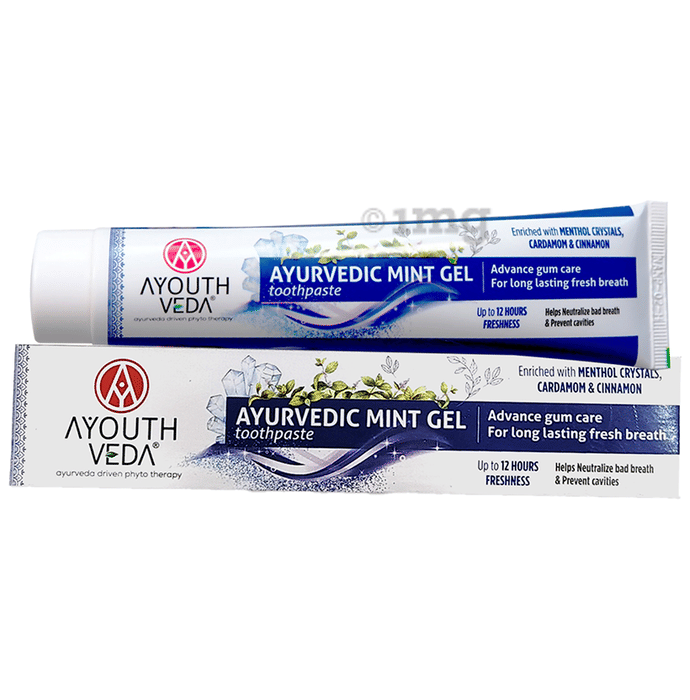 Ayouthveda Ayurvedic Mint Gel Toothpaste: Buy tube of 100.0 gm ...