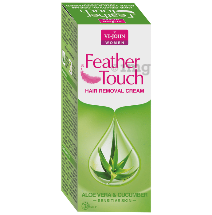Vi-John Feather Touch Hair Removal Cream Aloevera & Cucumber: Buy tube ...