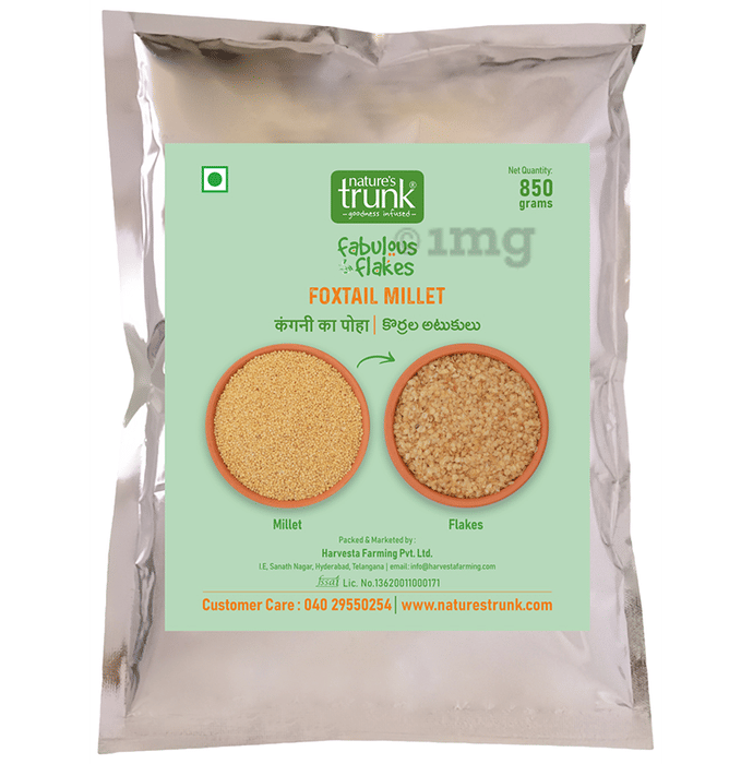 Nature's Trunk Foxtail Millet Flakes Kangani: Buy packet of 850.0 gm ...