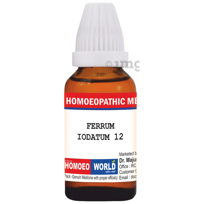 Dr. Majumder Homeo World Ferrum Iodatum Dilution (30ml Each) 12 CH: Buy ...
