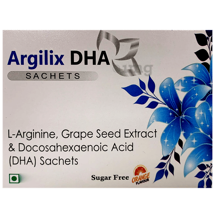 Argilix DHA Sachet Orange Sugar Free: Buy sachet of 5.0 gm Powder at ...