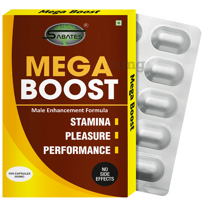 Sabates Mega Boost Capsule: Buy strip of 10.0 capsules at best price in ...