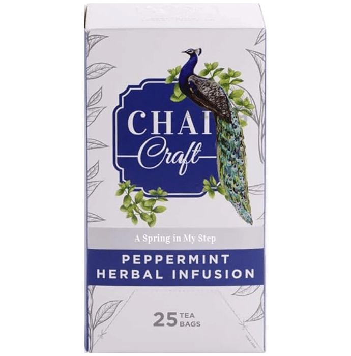 Chai Craft Peppermint Herbal Infusion Tea Bag (1.5gm Each): Buy box of ...