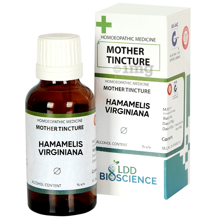 LDD Bioscience Hamamelis Virginiana Mother Tincture Q: Buy bottle of 30 ...