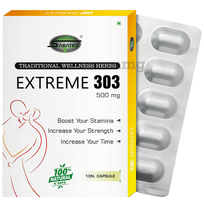 Sabates Extreme 303 Capsule: Buy strip of 10.0 capsules at best price ...