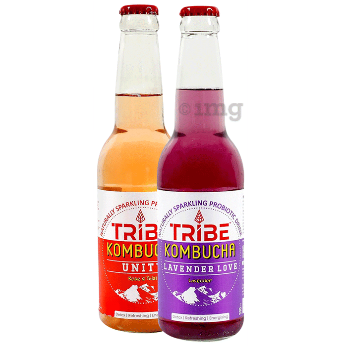 Tribe Kombucha Naturally Sparkling Probiotic Drink: Buy combo pack of ...
