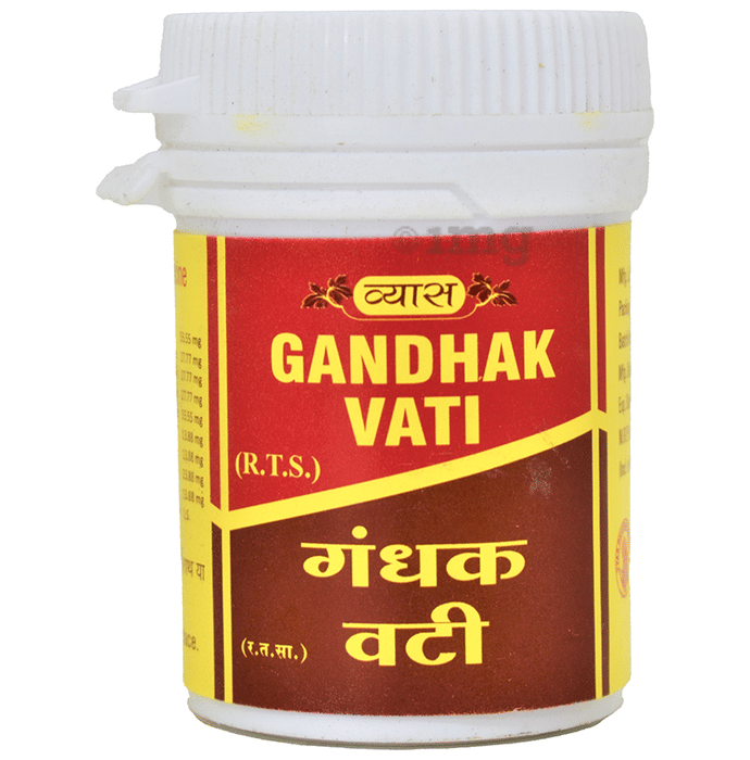 Vyas Gandhak Vati: Buy bottle of 60.0 tablets at best price in India | 1mg