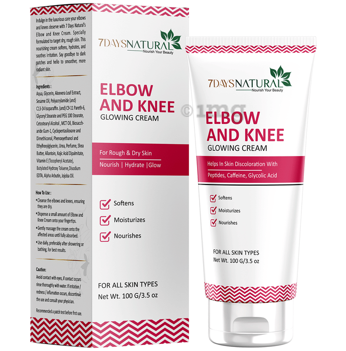 7 Days Natural Elbow and Knee Cream: Buy tube of 100.0 gm Cream at best ...
