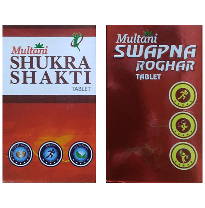 Multani Combo Pack of Swapna Roghar with Shukra Shakti (100 Tablet Each ...