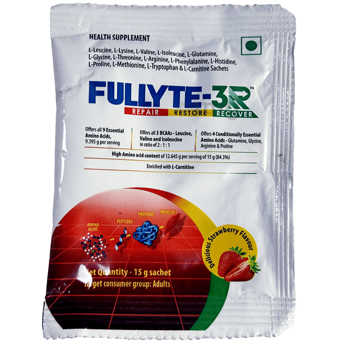 Fullyte-3R Sachet Delicious Strawberry: Buy packet of 15.0 gm Sachet at ...