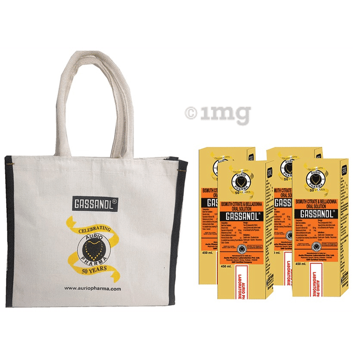 Gassanol Oral Solution Syrup Therapy Pack (450ml Each): Buy box of 4.0 ...