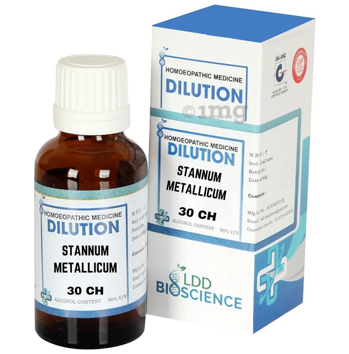 LDD Bioscience Stannum Metallicum Dilution 30 CH: Buy bottle of 30.0 ml ...