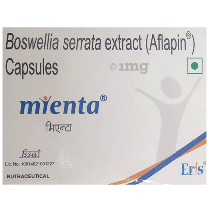 Mienta Capsule: Buy strip of 10.0 capsules at best price in India | 1mg