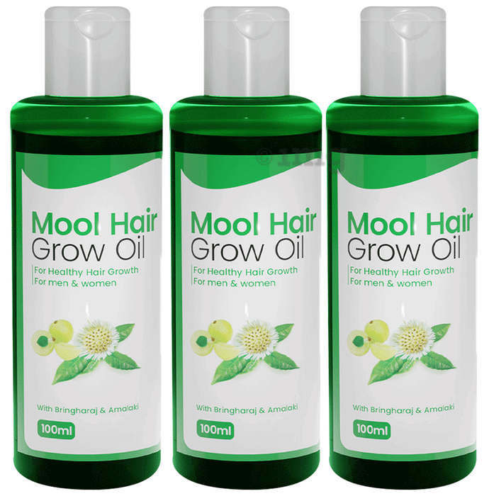 Sheopal's Mool Hair Grow Oil (100ml Each): Buy combo pack of 3.0 ...