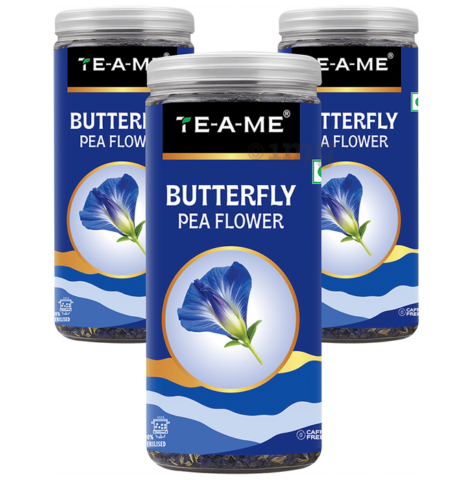 TE-A-ME Butterfly Pea Flower Tea (100gm Each): Buy combo pack of 3.0 ...