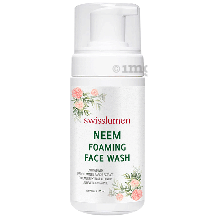 Swisslumen Neem Foaming Face Wash: Buy pump bottle of 150.0 ml Face Wash at best price in India ...