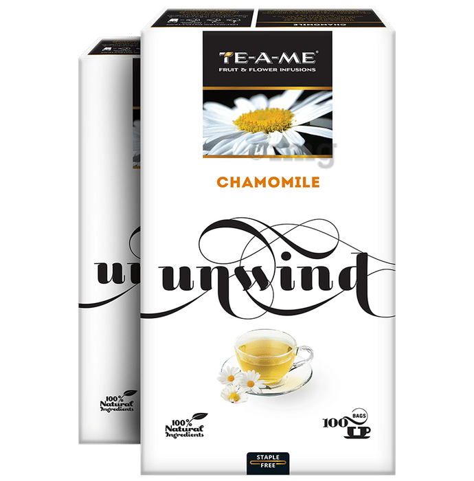 TE-A-ME Chamomile Tea Bags (100 Eachj): Buy combo pack of 2.0 Packs at ...