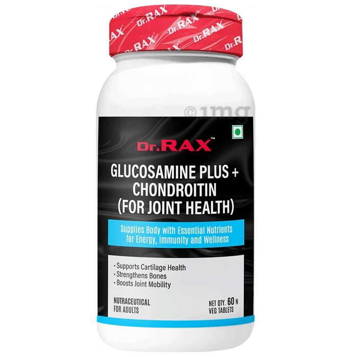 Dr. Rax Glucosamine Plus + Chondroitin (for Joint Health) Veg Tablet: Buy bottle of 60.0 tablets ...