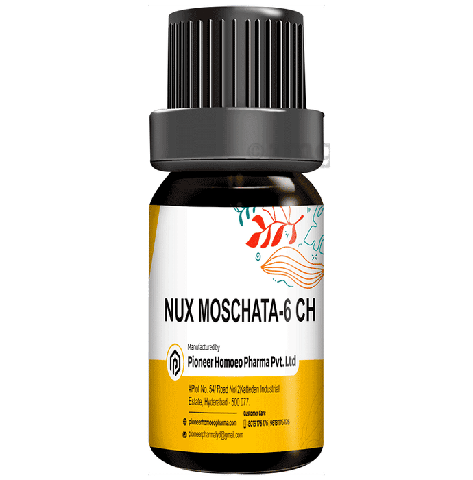 Pioneer Pharma Nux Moschata Globules Pellets Multidose Pills 6 CH: Buy ...