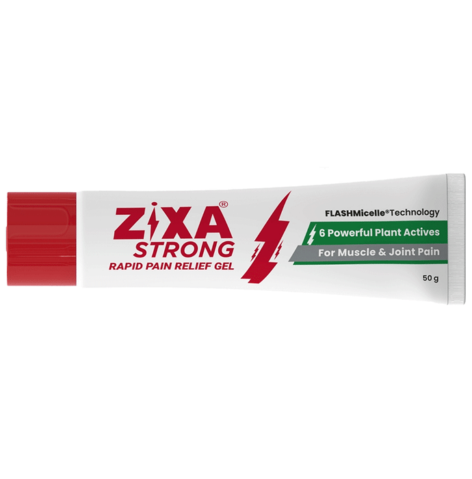 ZIXA Strong Rapid Pain Relief Gel | Heals Back Pain, Muscle Pain, Knee ...