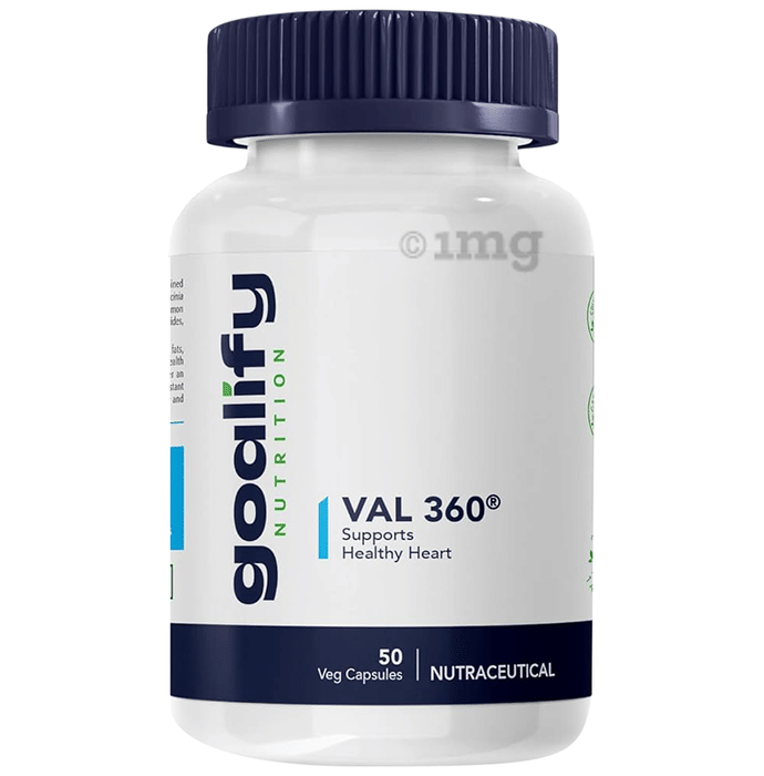 Goalify Nutrition Val 360 Veg Capsules: Buy bottle of 50.0 vegicaps at best price in India | 1mg