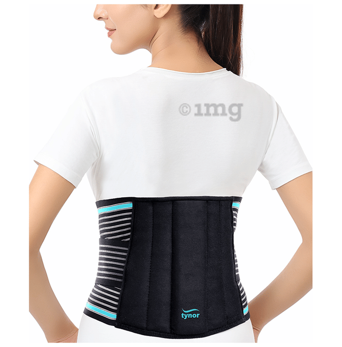 Tynor Lumbo Sacral Belt Black Large: Buy box of 1.0 Unit at 𝗯𝗲𝘀𝘁 𝗽𝗿𝗶𝗰𝗲 ...