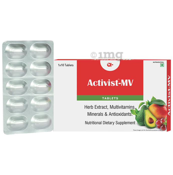 Activist -MV Tablet (10 Each): Buy combo pack of 3 strips at best price ...