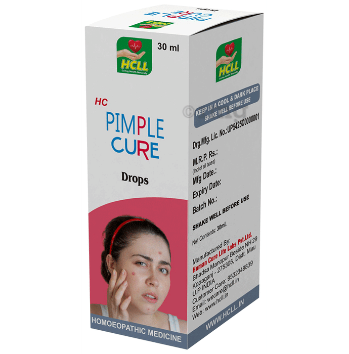 HCLL HC Pimple Cure Drop: Buy bottle of 30.0 ml Drop at best price in ...
