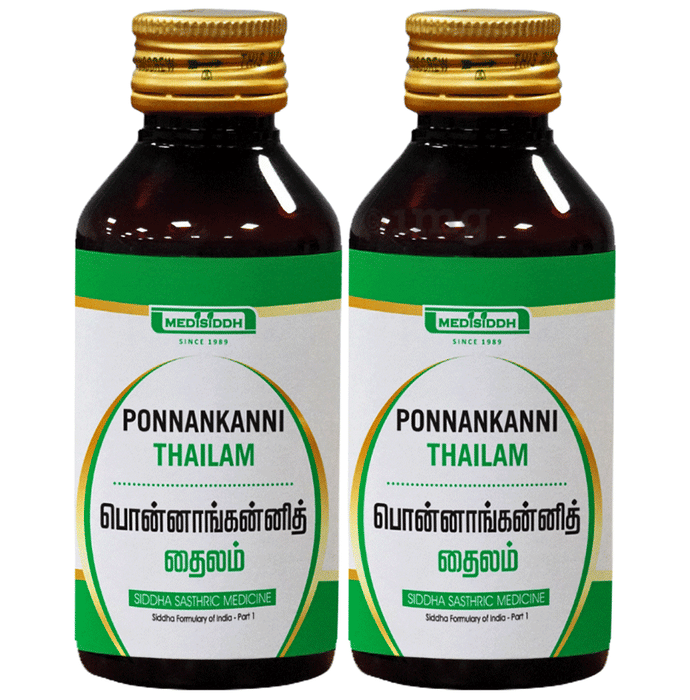 Medisiddh Ponnankanni Thailam (100ml Each): Buy combo pack of 2.0 ...