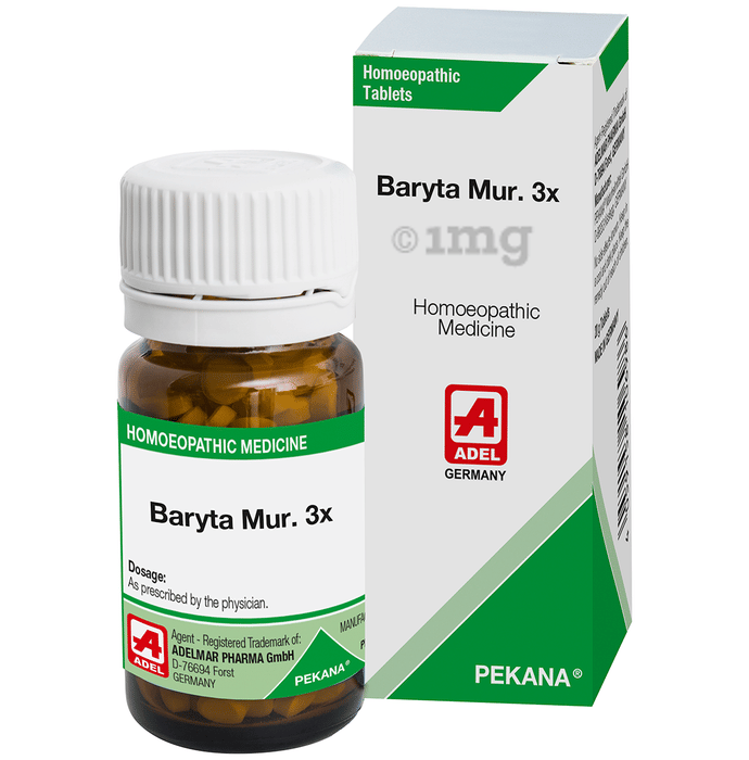 ADEL Baryta Mur. Trituration Tablet 3X: Buy bottle of 20.0 gm ...